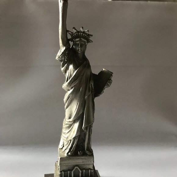 Art | Statue Of Liberty Pewter Figurine 475 Tall | Poshmark
